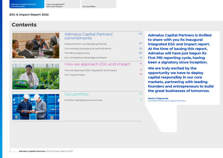 Impact | Admaius CAPITAL PARTNERS
