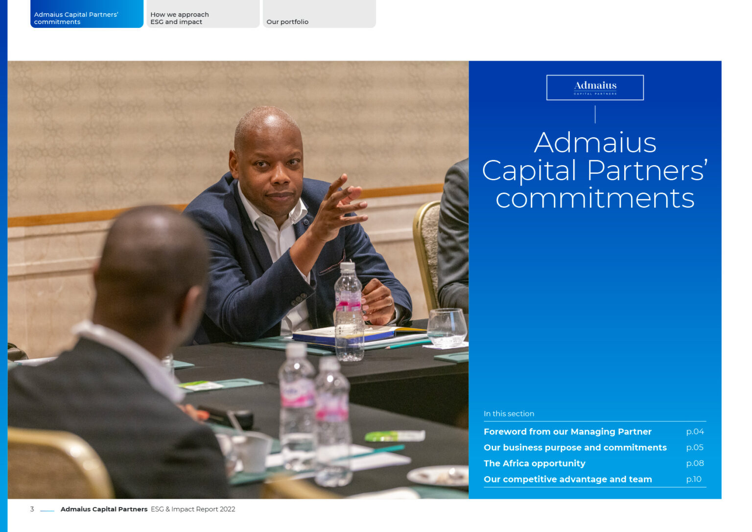 Impact | Admaius CAPITAL PARTNERS